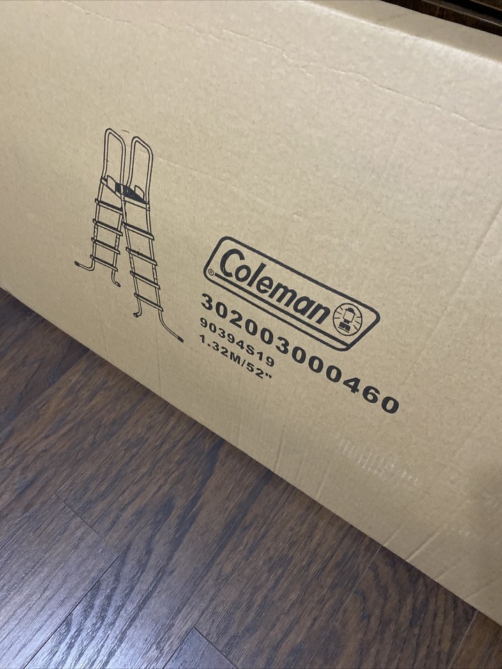 Coleman 52" Above Ground Pool Ladder 302003000460 Grey | eBay