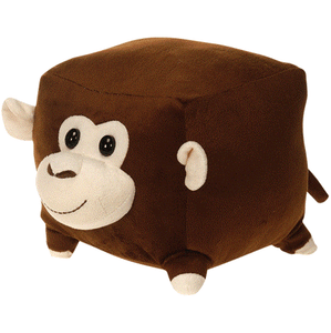 New Stacking Square Monkey 4.5" Cube Plush Toy Animal | eBay