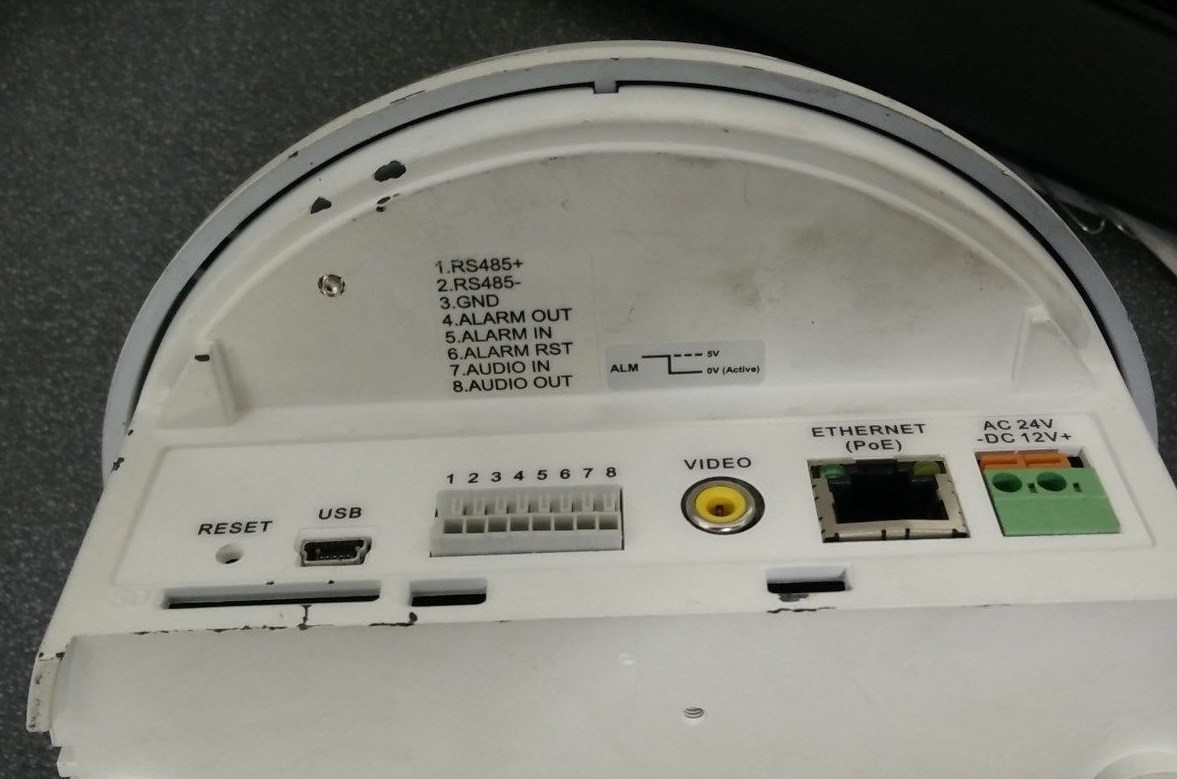 American Dynamics ADCIPE3312ISPU VideoEdge IP Indoor Mini-Dome Security ...