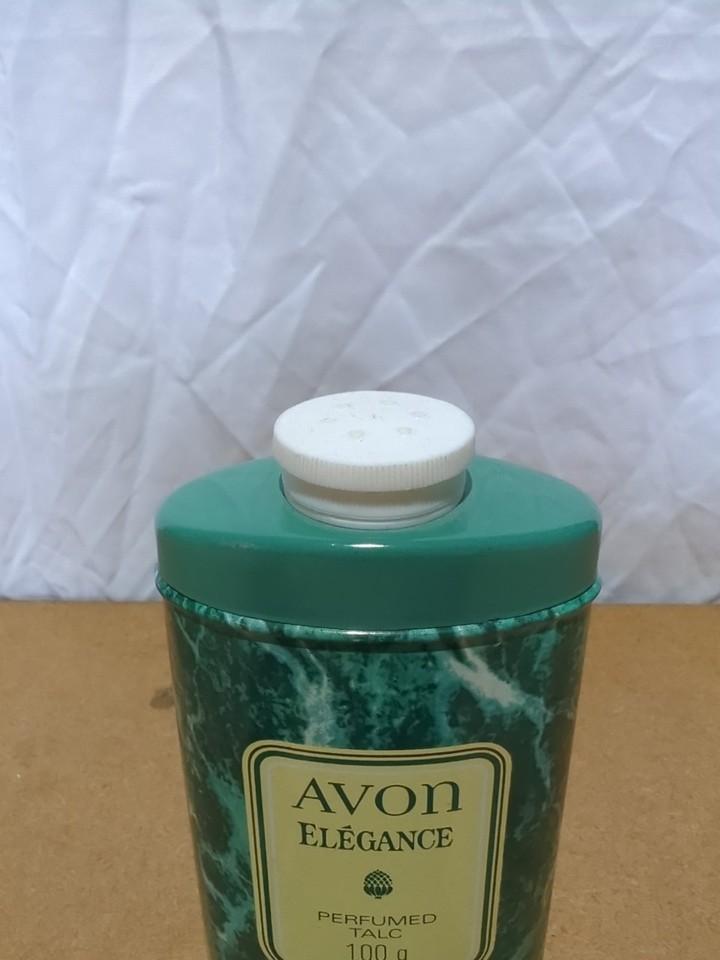 Vintage Avon Elegance Perfumed Talcum Powder Talc. Discontinued 100g ...