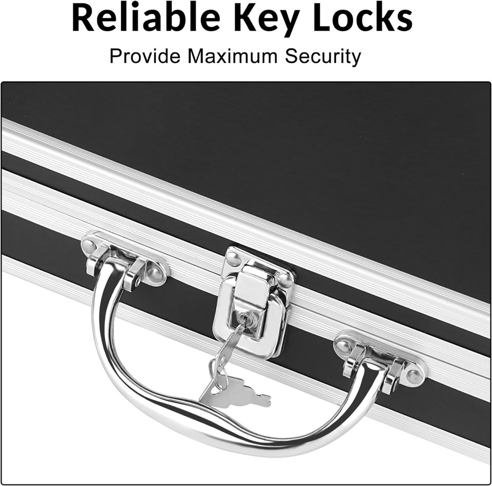 Key Lock Clipboard Storage Box, Heavy Duty Clipboard with Storage ...