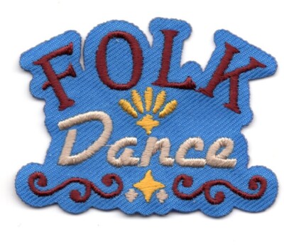 FOLK DANCE Iron On Patch Dance Dancing | eBay