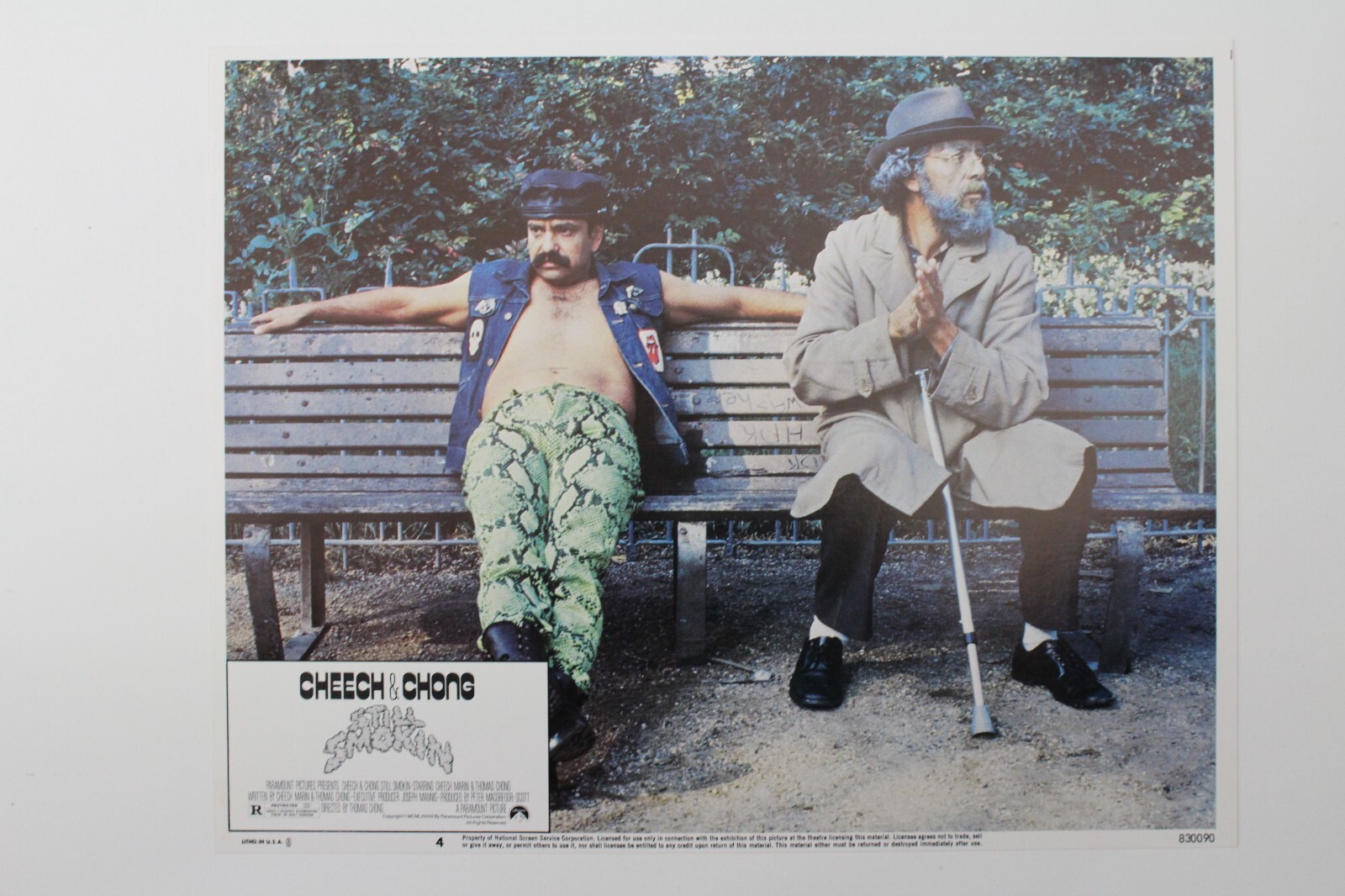 Cheech & Chong Still Smokin 1983 Set of 8 Movie Lobby Cards 11" x 14 ...