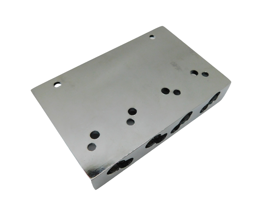 Chrome Badass Style Rail Bass Bridge | eBay