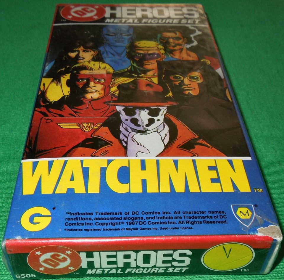 Vintage 1987 Grenadier Models DC Heroes RPG Watchmen 25mm Metal Figures ...