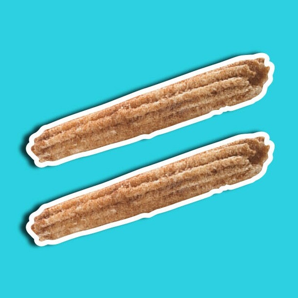 Churro Sticker, Includes Two (2) Stickers, Churros, Pastry, Cute, Decal ...