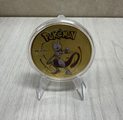 Pokemon Mewtwo Collectible Coin Silver Metal Medallion Pokemon TCG | eBay