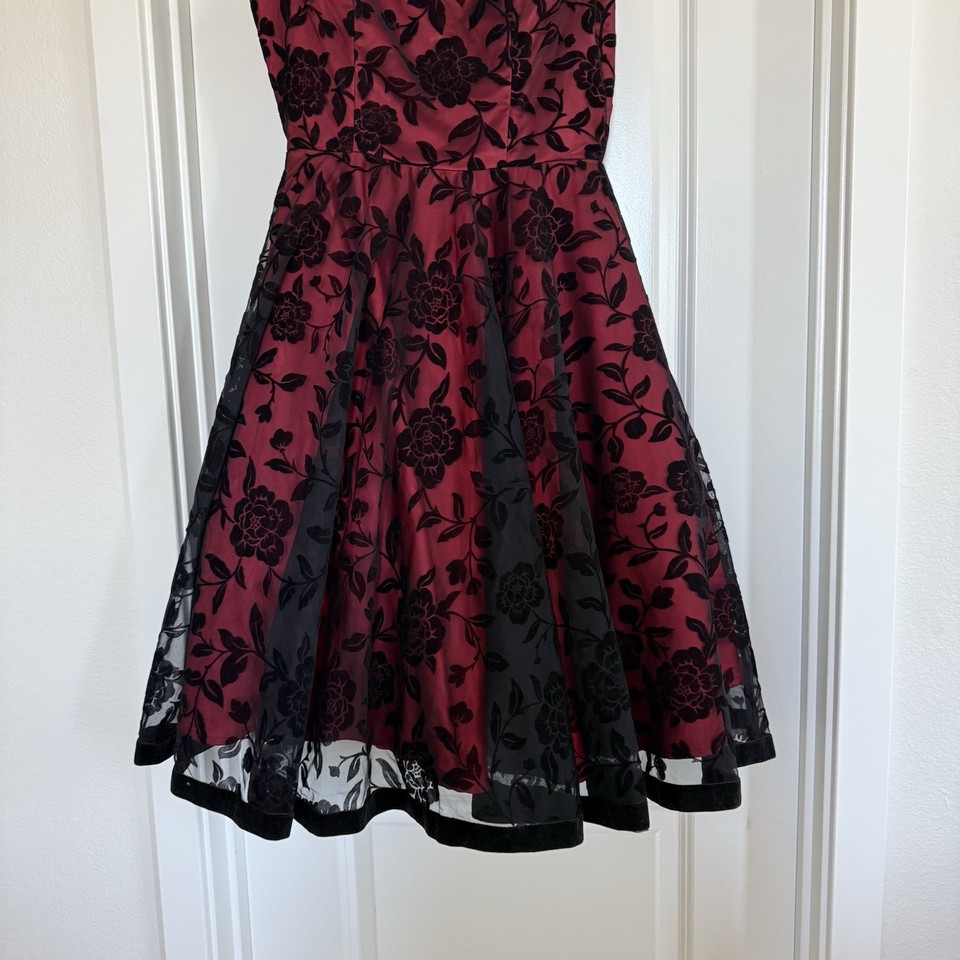 Collectif Vintage Modcloth Faye 1950s Velvet Brocade Velvet Swing Dress ...