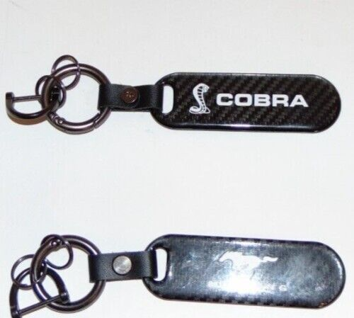 Ford Mustang Key Chain GT500,GT350, Cobra,Shelby Keychain Badge Carbon ...