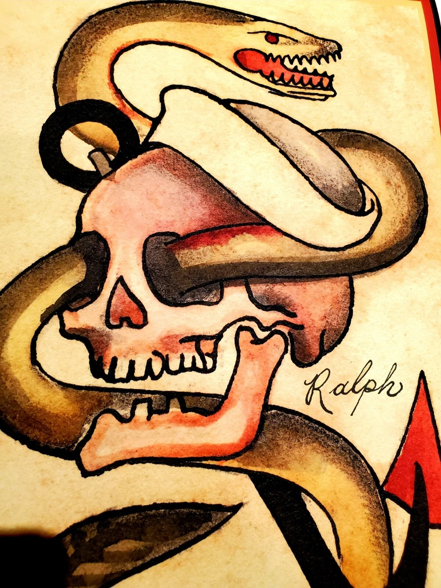 Skull And Snake Flash