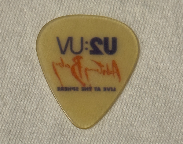 U2 Edge Guitar Pick Achtung Baby Live at the Sphere Concert Tour ...
