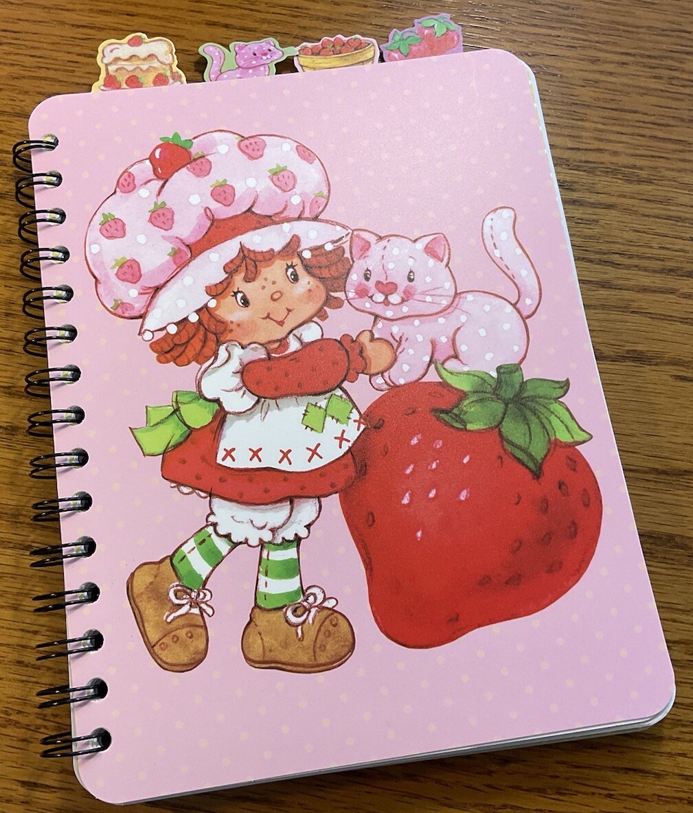 Strawberry Shortcake Notebook Stationary Valentine * NEW * RARE ...
