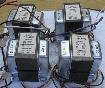 75VA Transformer 460 to 24 volt control power with taps | eBay