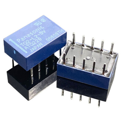 2Pcs PANASONIC TQ2-L2-5V ATQ229 Signal Relay 10Pins | eBay