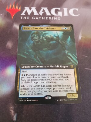Mtg. Zareth San, the Trickster. Foil Extended Art. Zendikar Rising ...
