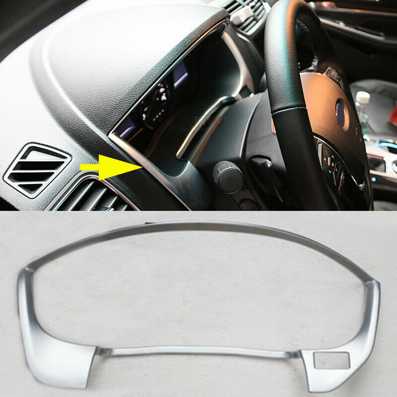 For Ford Explorer 2016-2019 silver Inner Instrument Panel Frame Cover ...