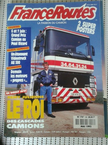 MAGAZINE FRANCE ROUTES N° 128 DE MAI 1992 EN BON ETAT (SANS LES 2 ...