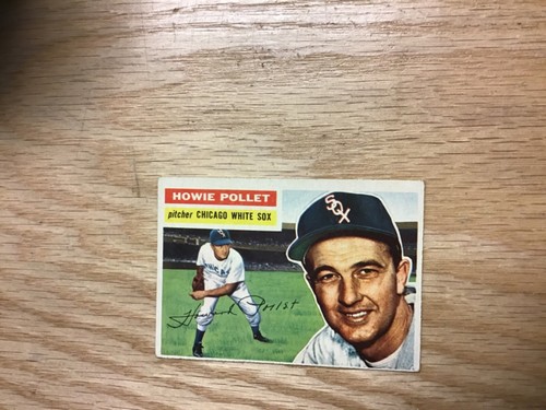 1956 Topps Baseball Howie Pollet Chicago White Sox Card #262 | eBay