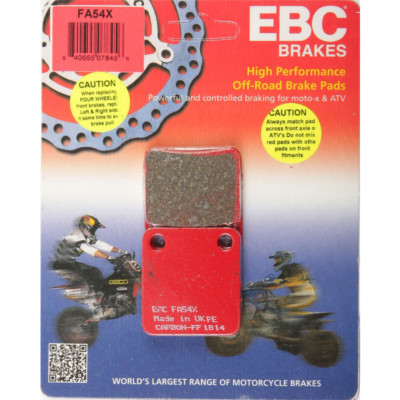 EBC X Series Carbon Brake Pads Husqvarna TE 400 Kawasaki KVF300 | eBay