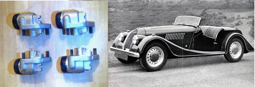 (x4) MORGAN Plus4 4/4 10hp FRONT BRAKE WHEEL CYLINDERS (1950- 60) | eBay UK
