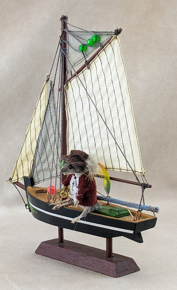 Model Pirate Ship Baby Mice Nautical Taxidermy Oddity Curiosities ...