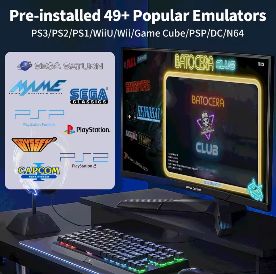 Retro Gaming HDD Console: 38,200+ Retro & AAA Games - RetroBat ...