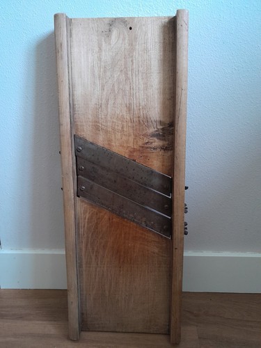 Antique 1900s Primitive Wooden Kraut Cabbage Cole Slaw Cutter Slicer ...