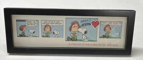 Peanuts Snoopy/Peppermint Patty Art Hallmark Rare A Little Bit of Love ...