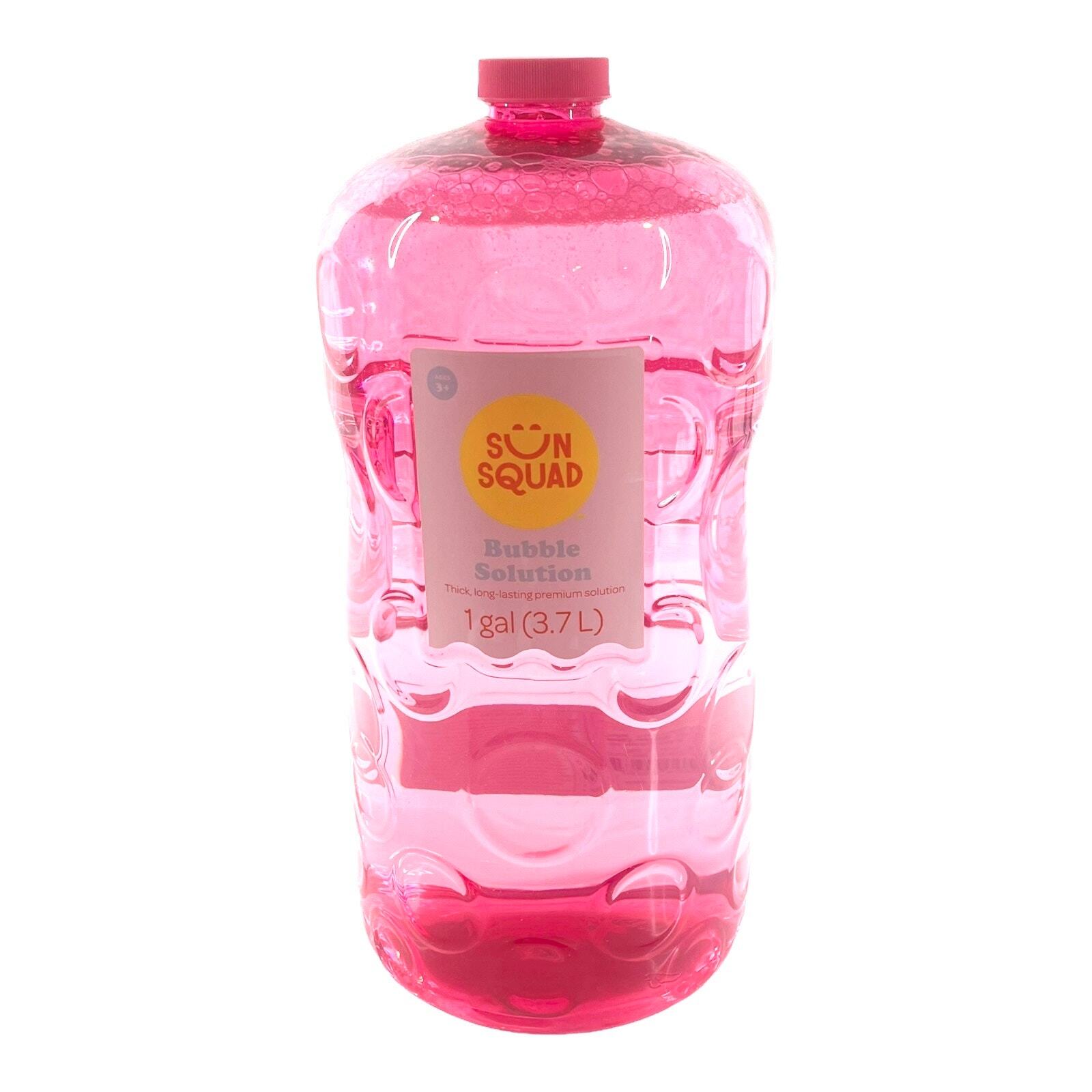 Pink Bubble Solution 1 Gallon 128oz Sun Squad For Bubble Machines ...