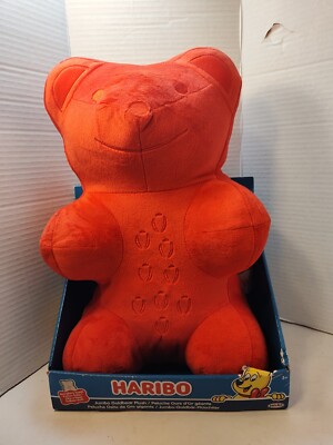 NEW Haribo Gummy Jumbo Plush Goldbear Red Beary Berry Scented Plush ...