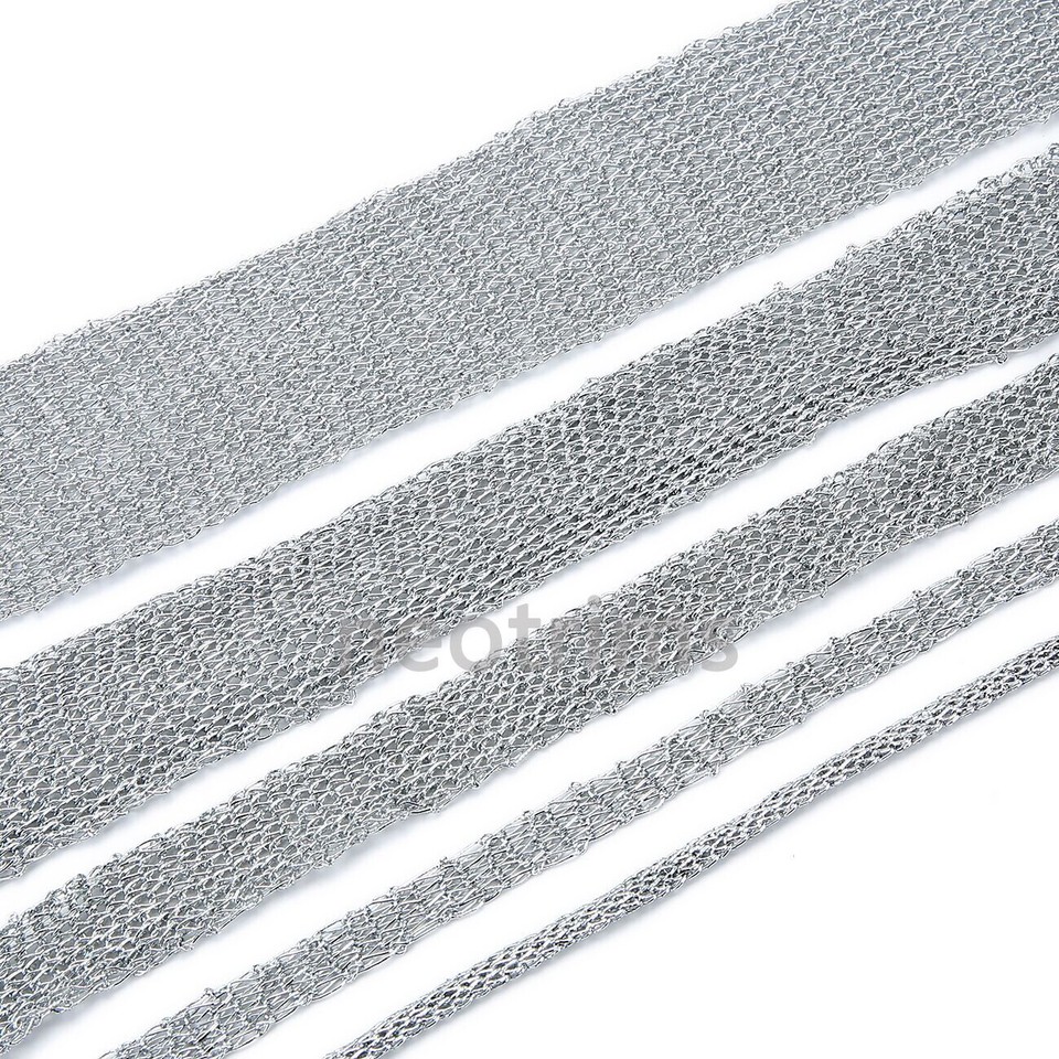 Metallic Gold Silver Trimming Ribbon Braid Lurex Textured Weave,5 ...