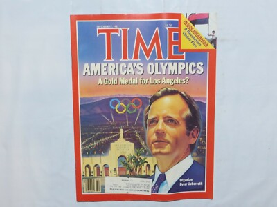 October 17 1983 Peter Ueberroth Olympics TIME Magazine Vintage 80's BQ ...