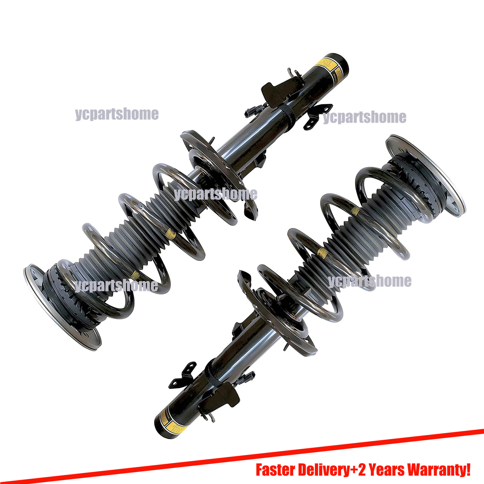 2PCS Front Shock Absorber Strut Assys for Land Rover Range Rover Evoque ...