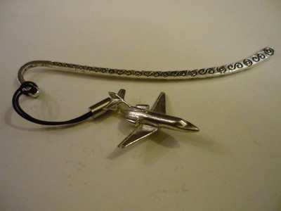 British Aerospace 125 c107 Aircraft on a Pattern Bookmark Fine English ...