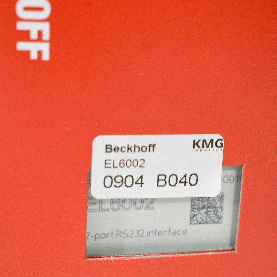 Beckhoff EtherCat RS232 EL6002 EL 6002 -new- | eBay