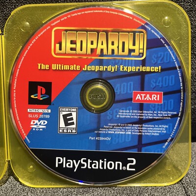 Jeopardy (Sony PlayStation 2, PS2, 2003) Game Disc Only | eBay