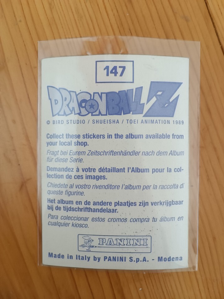 dragonball z panini serie1 sticker nr. 147 sehr gut | eBay