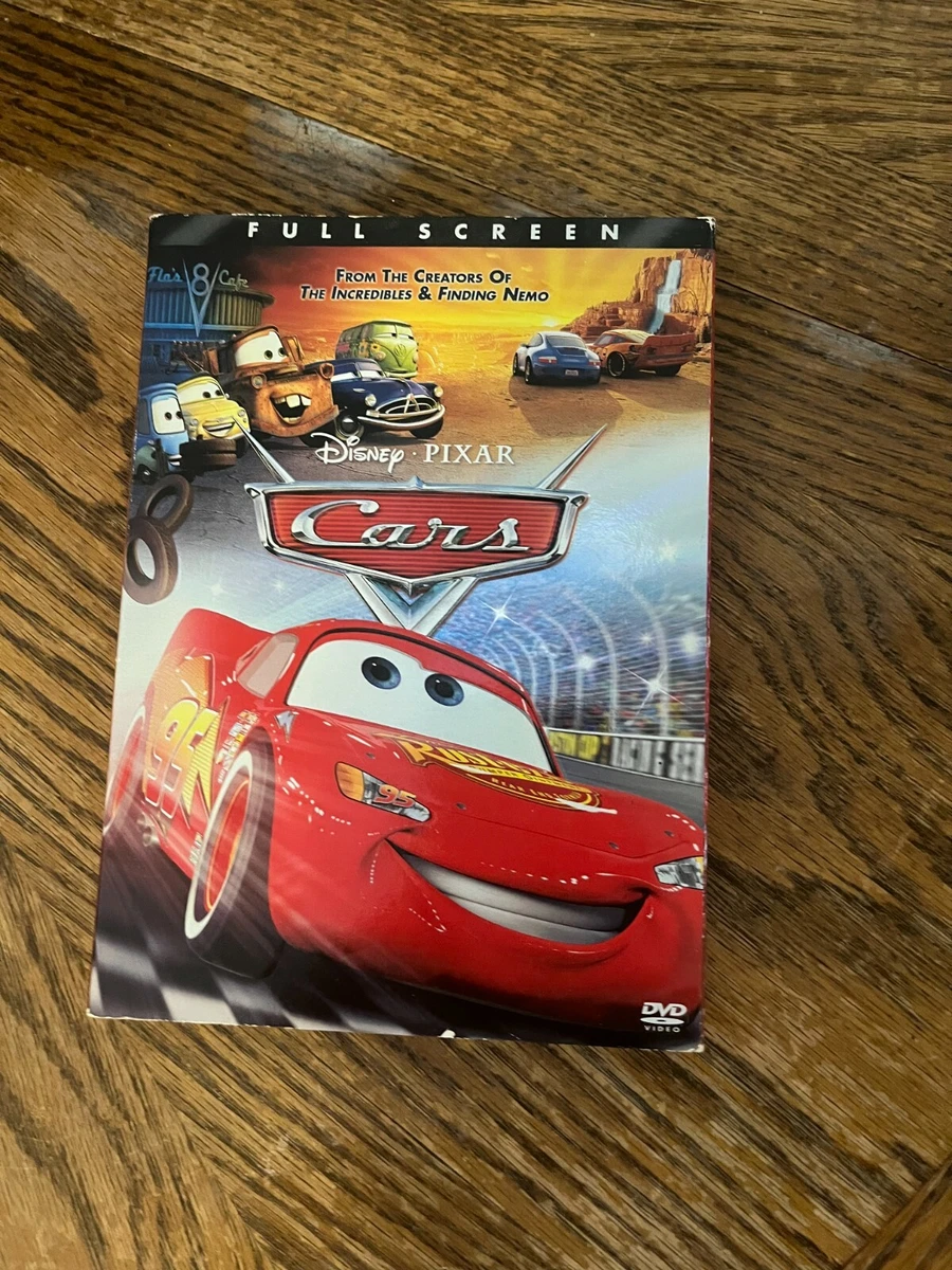 Disney Pixar Cars Dvd 2006 Full Frame