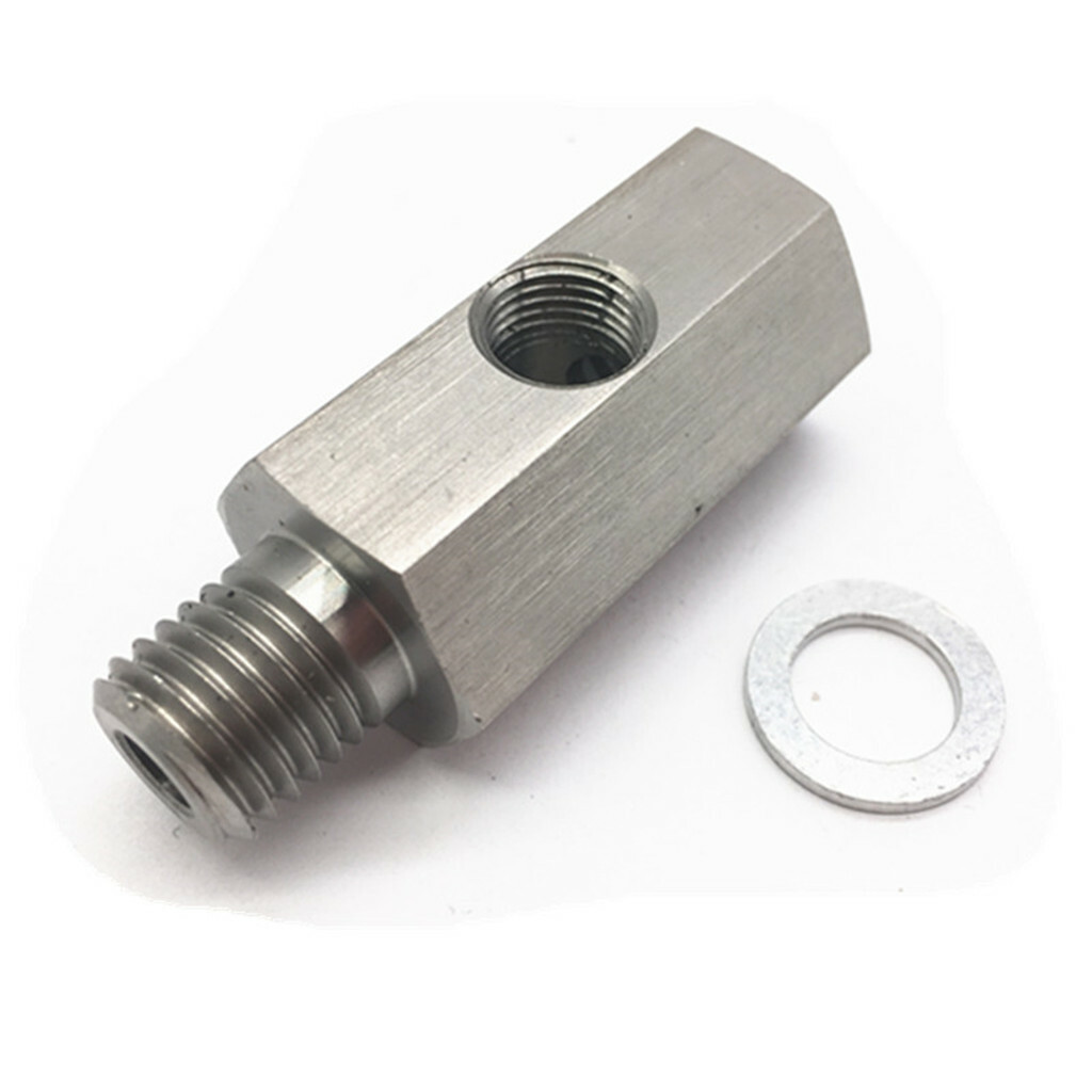 Turbo Oil Pressure Sensor Fitting 1/8 NPT M10X1.5 Female to M10X1.5 ...
