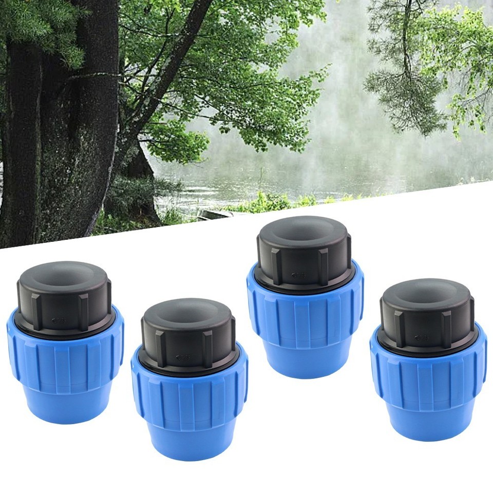 4pcs PE Pipe Quick Connect Fittings for Water Pipe Connection 40 50 ...