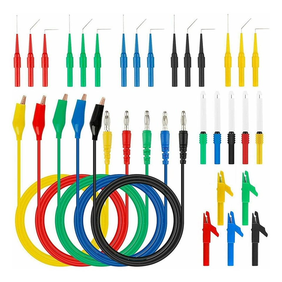 Test Leads Back Kit Leads Multimeter Probe Set Test 30pcs Clip | eBay ...