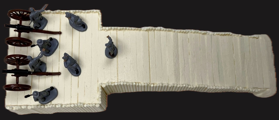 1/72 scale Alamo Straight Cannon Gun Ramp Terrain Scenery Model ...