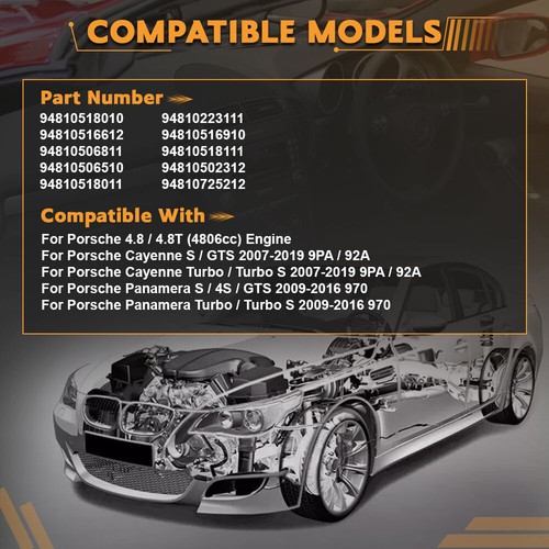 Timing Chain Guide Kit For Porsche Cayenne 957 958 Panamera 970 M48 4 ...