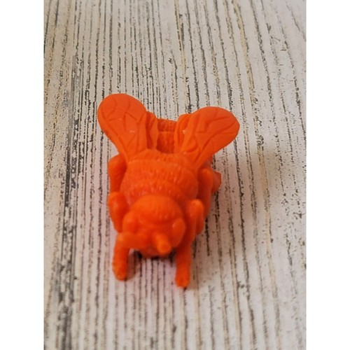 Mini orange rubber bumblebee bug scary toy figure | eBay