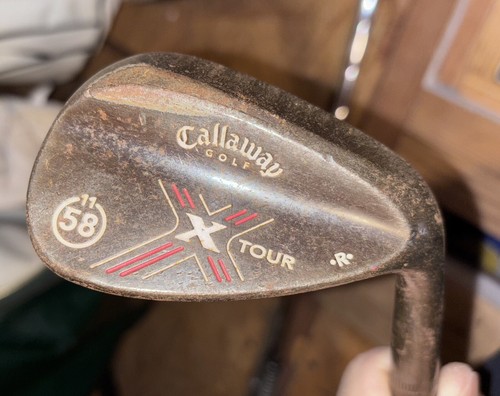 Callaway X Tour 58*- 11 Wedge Steel Mens RH Raw / Rusty Mack Daddy ...