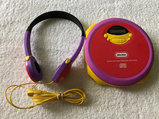 RARE Little Tikes 60 Second Anti Skip Personal CD Player & Headsets ...