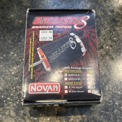 Novak Ballistic 8 Brushless Motor (new) Rare | eBay