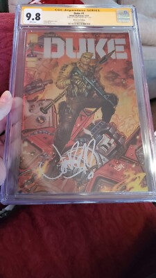 Duke #1 Jonboy Meyers 1:100 Foil Variant Cover Signed CGC 9.8 Image ...