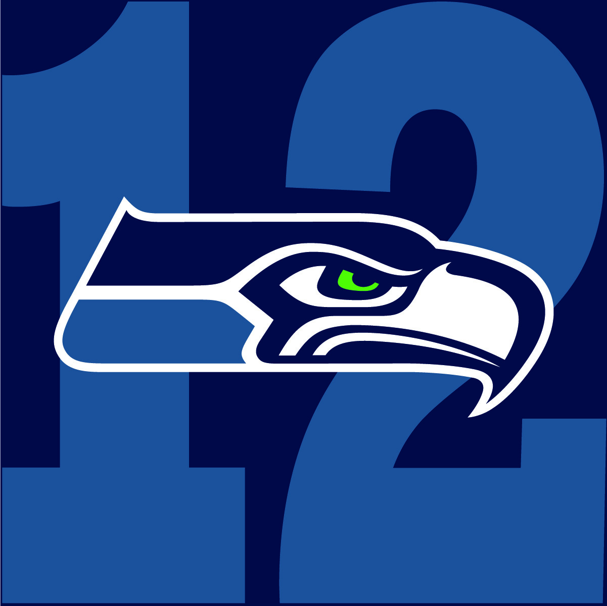 Seattle Seahawks 12 Sticker