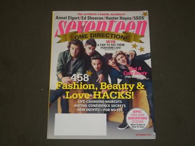 2014 NOVEMBER SEVENTEEN MAGAZINE - ONE DIRECTION COVER - B 1763 | eBay